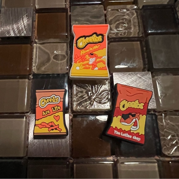 Source Unknown | Accessories | Cheetos Shoe Charms Set Of 3 | Poshmark